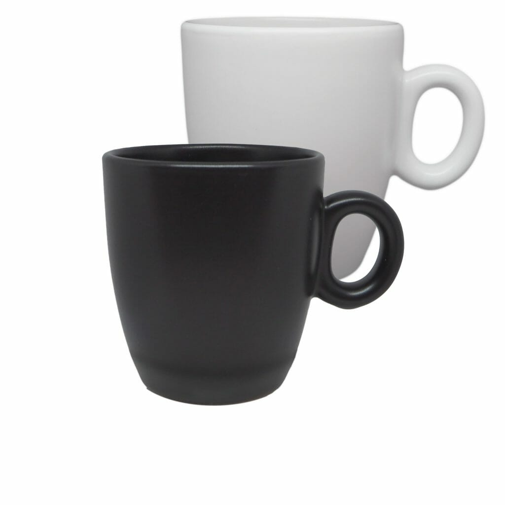 Bente Senseo mok mat wit 19 cl. bedrukken? Bereken uw prijs